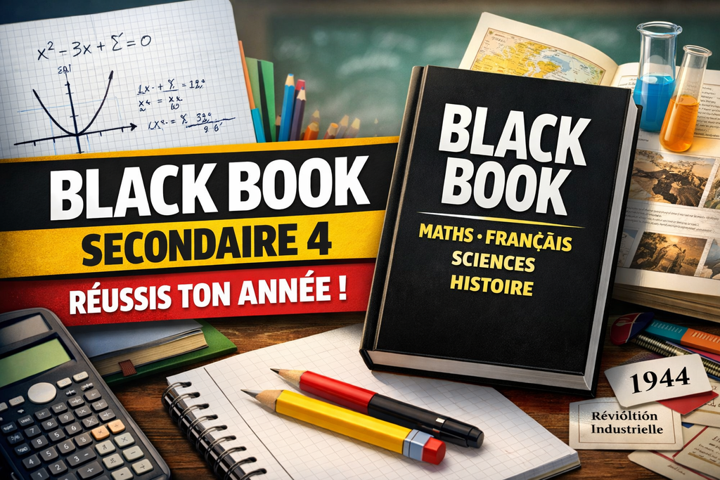 Black Book Secondaire 4 : Guide Complet pour Réussir l’Année Scolaire ...
