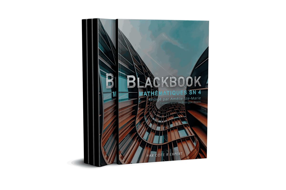 Livret "Black Book" Mathématiques SN 4 (Secondaire) – Cote R Expert